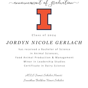 Graduation Program Template, Printable Pamphlet, Editable Word Doc ...