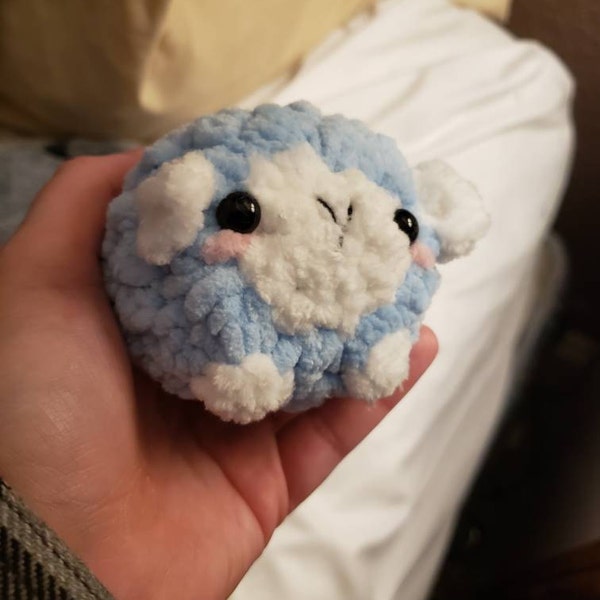 Crochet Sheep Puff Plushie PATTERN - Etsy