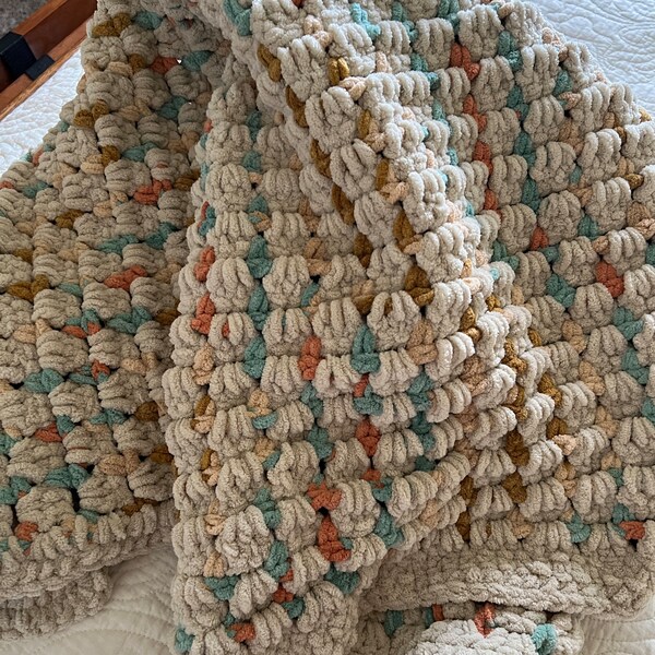 Cloud Blanket | Chunky Blanket Pattern | PDF Instant Download ...
