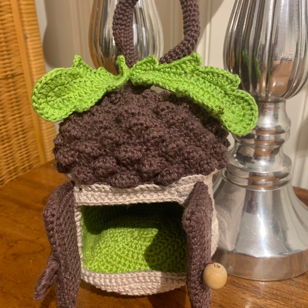PDF Crochet Pattern Hedgehog in Acorn, Amigurumi Pattern, Crochet Cute ...
