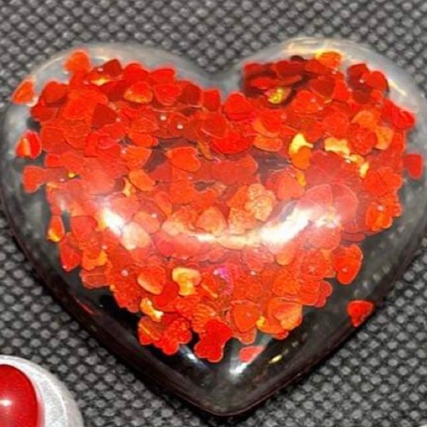 Mini Heart Shaped Fridge Magnets, Heart Magnetic Decorations, Love ...