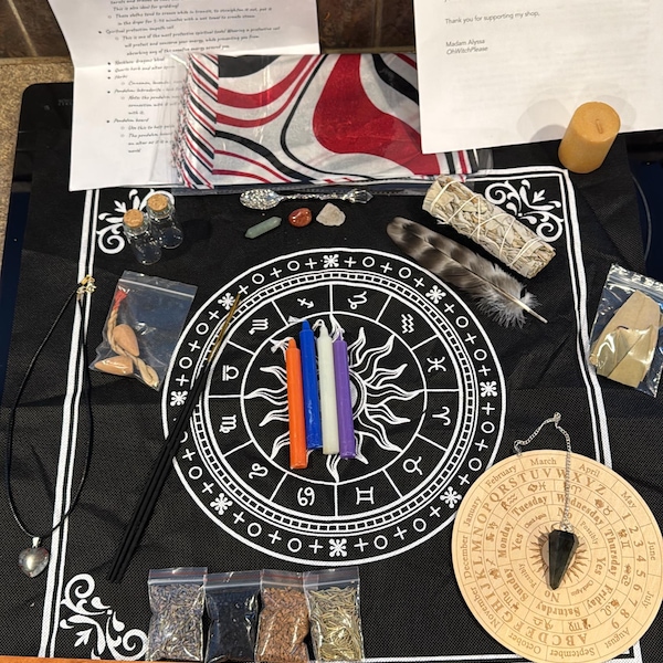 Witch Starter Kit With Guide, Spiritual Starter Box, for Newbies or ...