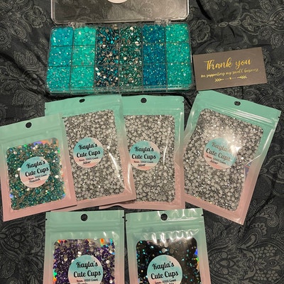 Bling Lover's Kits Monochromatic Rhinestone Kits 3mm, 4mm, 5mm FAST ...