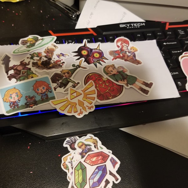 Legend of Zelda, Link Sticker, Cartoon Stickers, Video Gamer Stickers ...