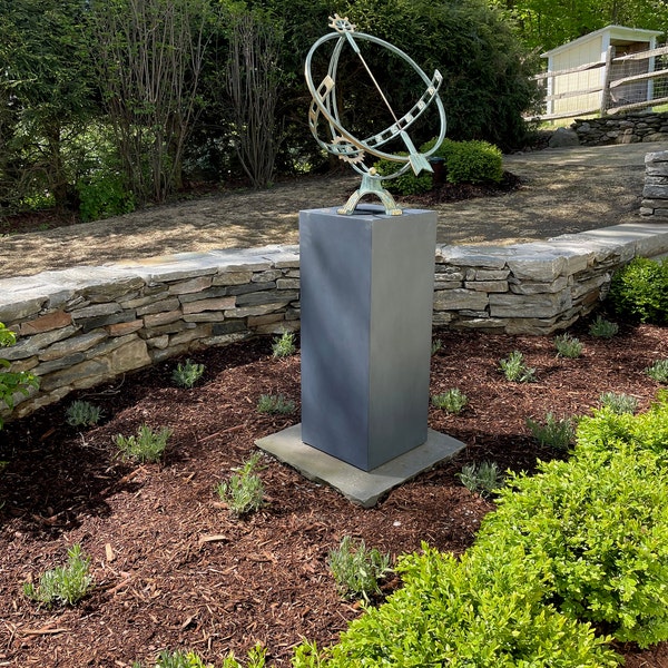 Bronze Sundial Garden Statues Bronze Statue 45x55x40cm - Etsy