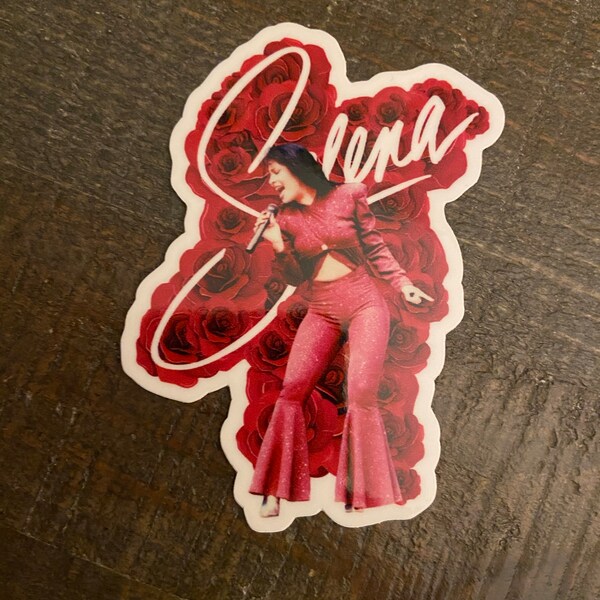 Selena Quintanilla Vinyl Sticker Como La Flor - Selena Movie Series La ...