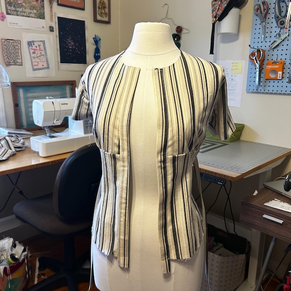 Fitted Button-up Blouse Sewing Pattern | XXS-2XL (PDF Pattern) - Etsy