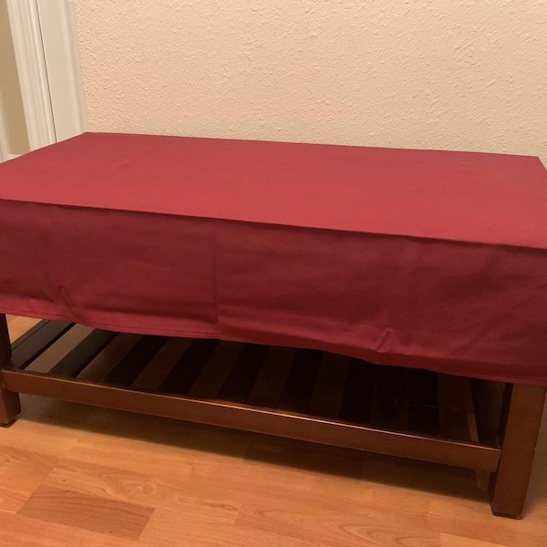 Custom Indoor or Outdoor Bench Slip Cover - With or Without Drawstring ...