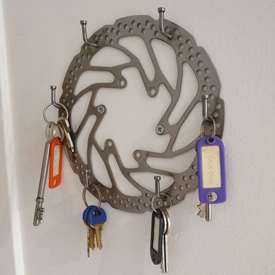 Bicycle Art Cycle Tandem Stainless Steel Metal Key Ring - Etsy