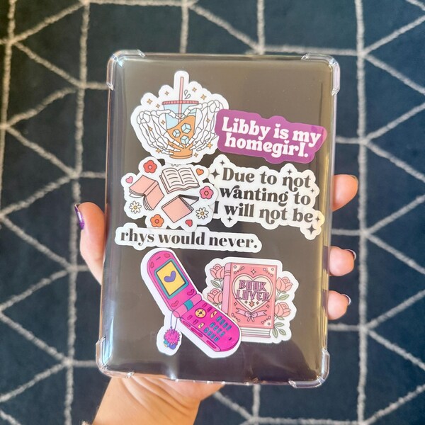 CUSTOM Kindle Name Stickers, Personalized Bookish Sticker, Name Sticker ...