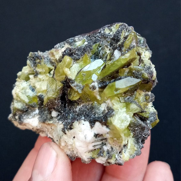 Garnet Schorl and Mica on Feldspar From Gilgit Baltistan Pakistan. - Etsy