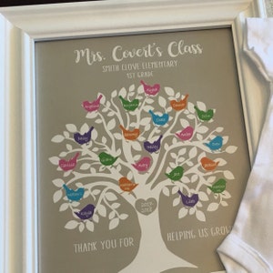 TEACHER Tree, Tree Personalized With Classmates Names, Teacher ...