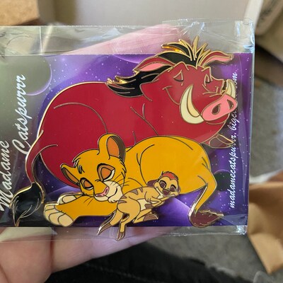 Lion King Simba, Timon and Pumbaa Enamel Fantasy Pin - Etsy