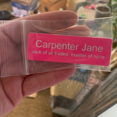 Personalized Name Badges, Name Tags, ID Tags. Laser Engraved UV Rated ...