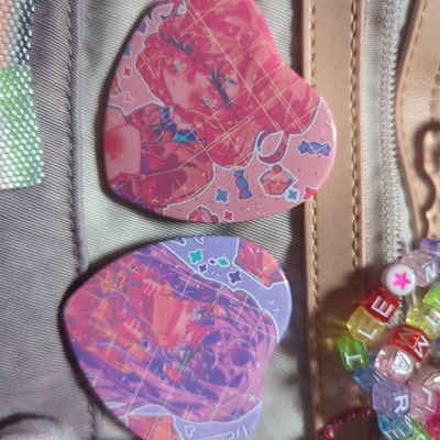 Doki Doki Literature Club Heart Badges 57mm Button Pins - Etsy