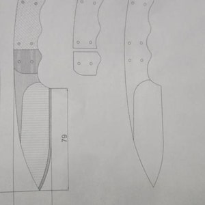Knife Making Digital Plans - Pdf, DWG, DXF Files - DIY Woodworking ...