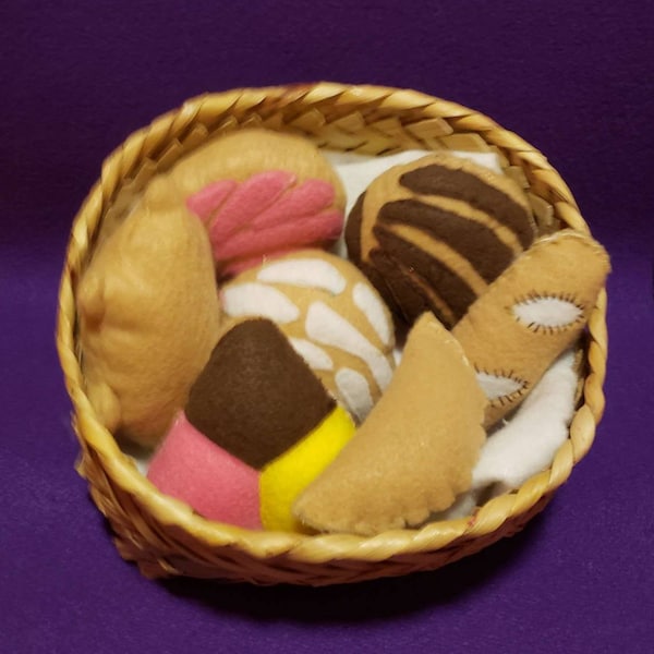 Mexican Felt Bread,pdf Felt Bread Pattern, Felt Food, Felt Ornaments ...