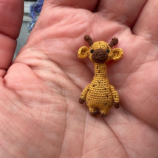 Micro Crochet Amigurumi Realistic Lemur Art, Mini Micro Animals Lemur ...