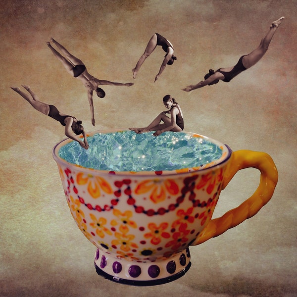 Digital Water Paper - Water Textures - Pool Water Background - Digital ...