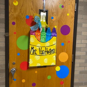 Back to School Door Hanger School House Sign Teacher Sign | Etsy