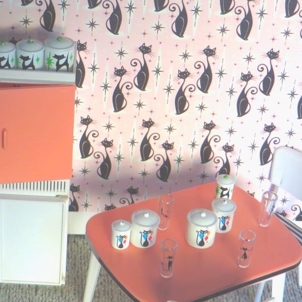 1:12 Scale Ahi Tuna Poke Aspic Mold Dollhouse Miniature Mid Century ...