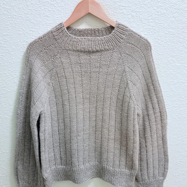 Beginner Friendly Sweater Knitting Pattern | Weekend Glow Sweater | PDF ...