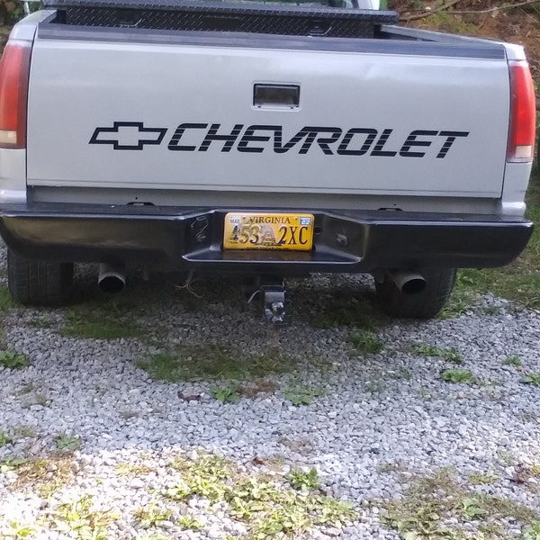 Chevrolet Tailgate Decal - Etsy