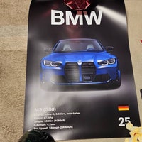 BMW M5 CS F90 2021 Auto Poster Druck Automobiles Wandbild Auto ...