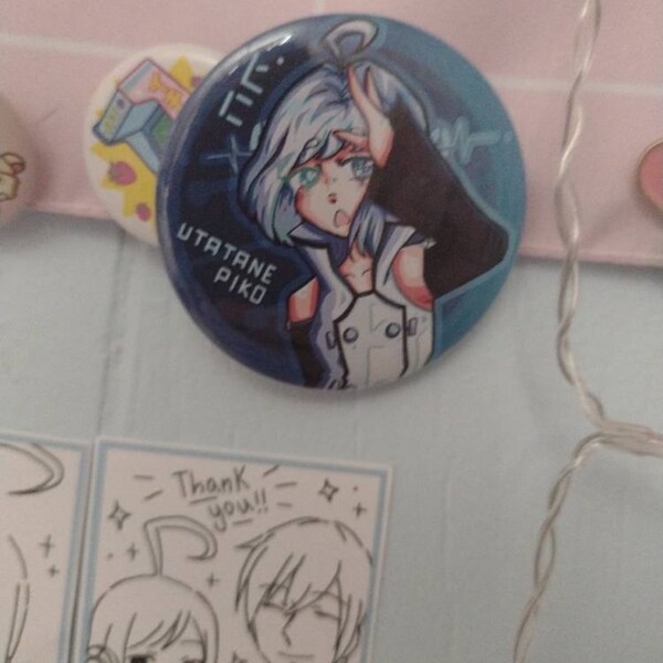 Vocaloid Pins - Kasane Teto Synthv, Ia, Utatane Piko - Etsy