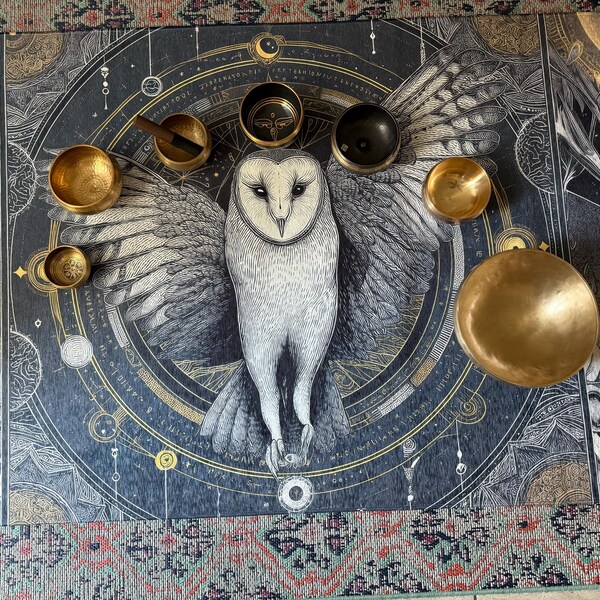 Celtic Tree of Life Chenille Large Round Area Rug, Nature Mandala ...