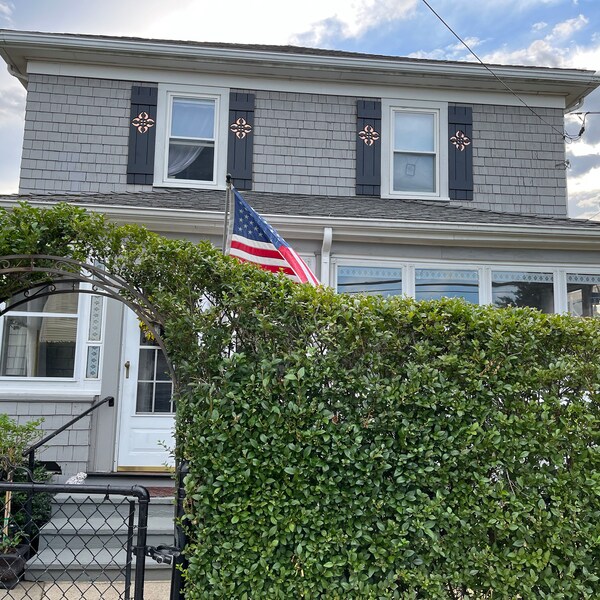 Chevron Wood Shutters, Cedar Shutters, Cottage Shutters, Rustic ...