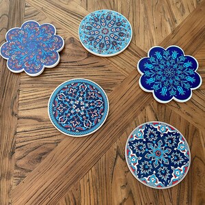 Turkish Ceramic Tile Set 4 Splash Back Kitchen Bathroom - Etsy