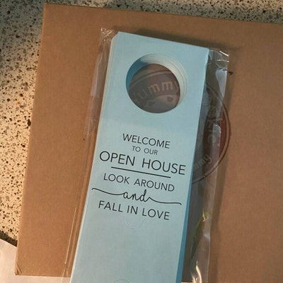 Bottle Hang Tags for Open Houses & Real Estate Agents Real Estate Agent ...