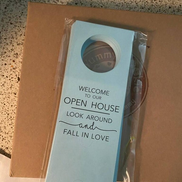 Bottle Hang Tags for Open Houses & Real Estate Agents | Real Estate ...