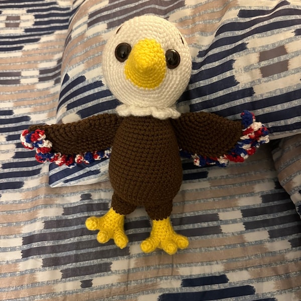 Eagle, Crochet Eagle, Eagle Crochet Pattern, Eagle Tutorial, Amigurumi ...