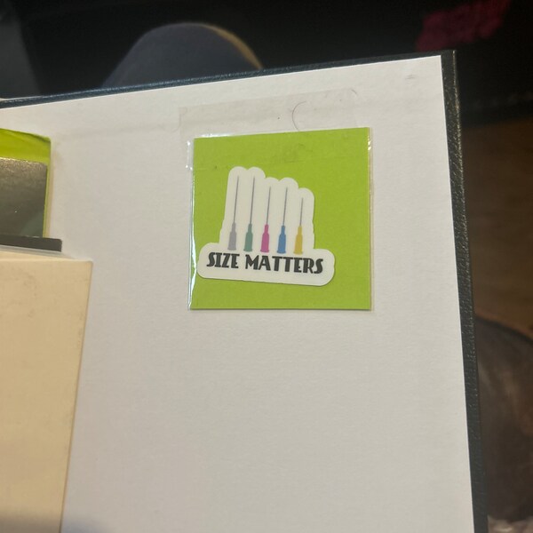 IV Size Matters Vinyl Decal Sticker - Syringe Sticker - Nursing Student ...