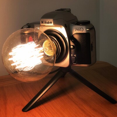 Vintage Lamp Camera Halina Bedside Lamp Retro Lamp Desk Lamp Table Lamp ...