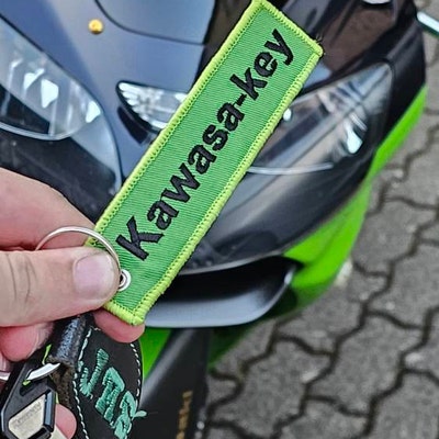 Kawasa-key Kawasaki Motorcycle Keychain Car Key Ring Motorbike Key Tag ...