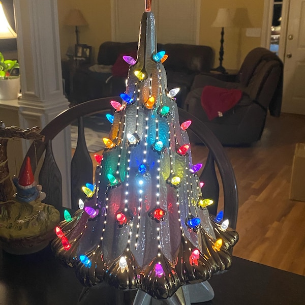 Holland 953 "confetti" Tree With Mother of Pearl and Cracked Marbles - Etsy