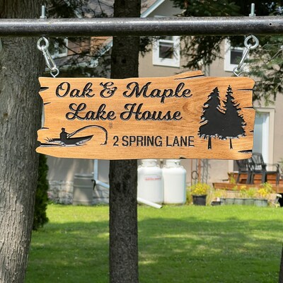 Custom Cottage Sign Wood Cottage Sign Anniversary Gift - Etsy Canada