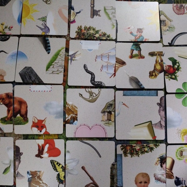 Kipper Grand Tableau Printable PDF Template and Mini Cards, Grand ...