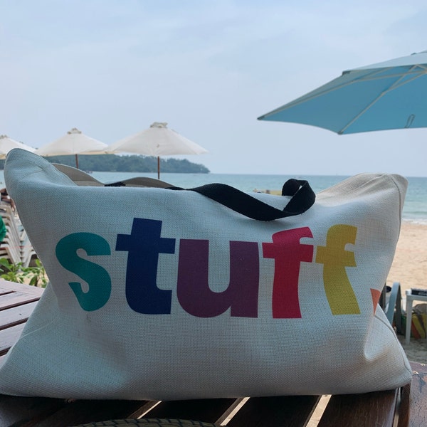 Stuff Oversized Tote Bag. Stuff Bag. Weekender Bag. Really Big Bag ...