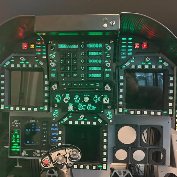 WINWING Compatible F/A-18 Full Dash 3D Print .STL Files - Etsy