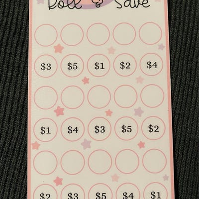 Roll and Save Savings Challenge Roll the Dice Savings Challenge A6 ...