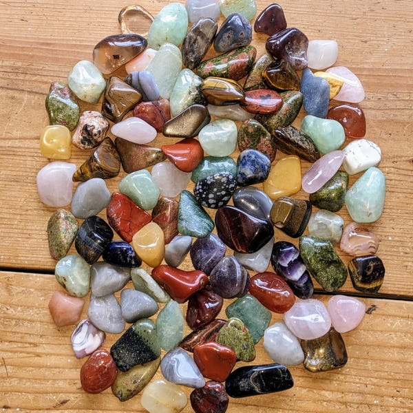 Love Crystal Set // I Am Loved Gemstone Gift Set // Relationship Tumble ...