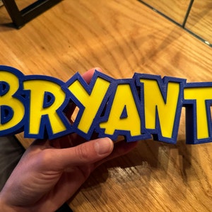 Personalized Custom World of Warcraft Wow Nameplate / 3D Printed Name ...