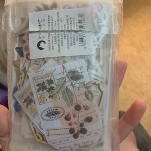 200 Pcs Retro Nature Junk Journal Kit, Flowers Sticker Pack, Memo Deco ...