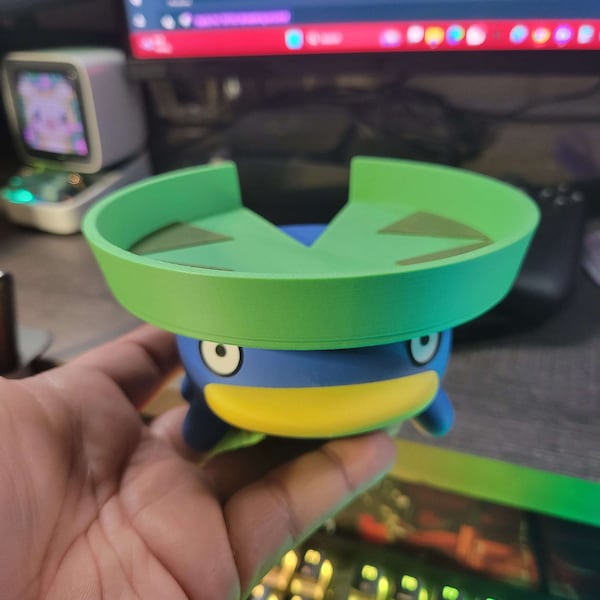 Lily Pad Desk Buddy: Pocket Monster Inspired! 3D Printed Handmade ...