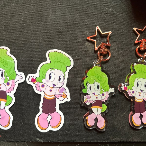 Velvet & Veneer Charms | 2.5" Epoxy Acrylic Double Sided Charm ...