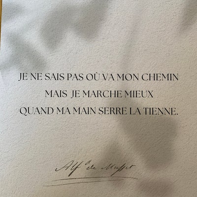 Printed Poster of Antoine De Saint Exupery Beautiful Quote From le ...